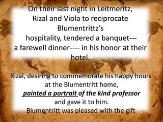 Rizal,s Grand Tour in Europe with Viola (1887) | PPTX