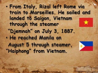 Rizal's First Travel abroad Powepoint.pptx