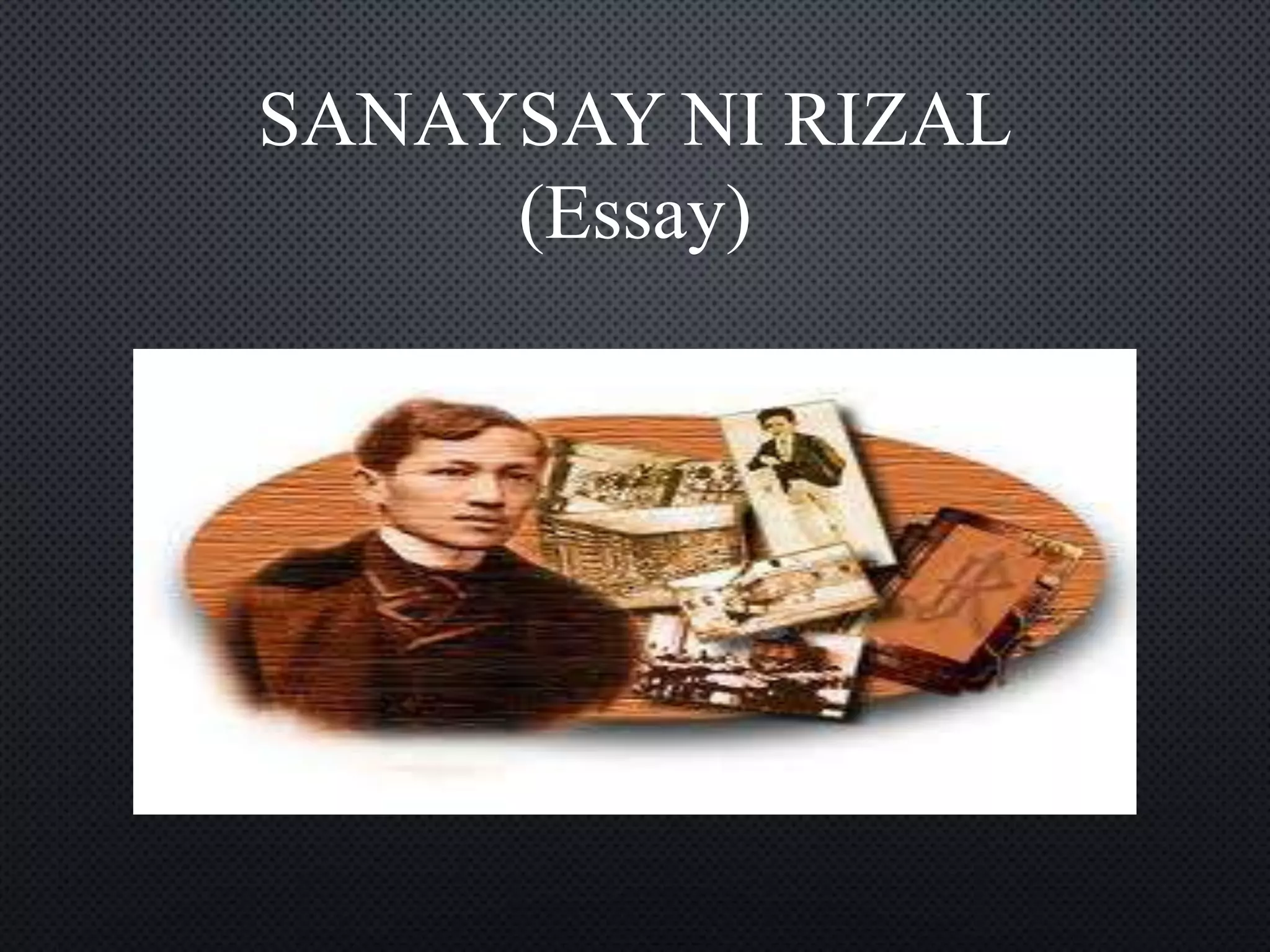 Si Rizal Bilang Manunulat | PPTX