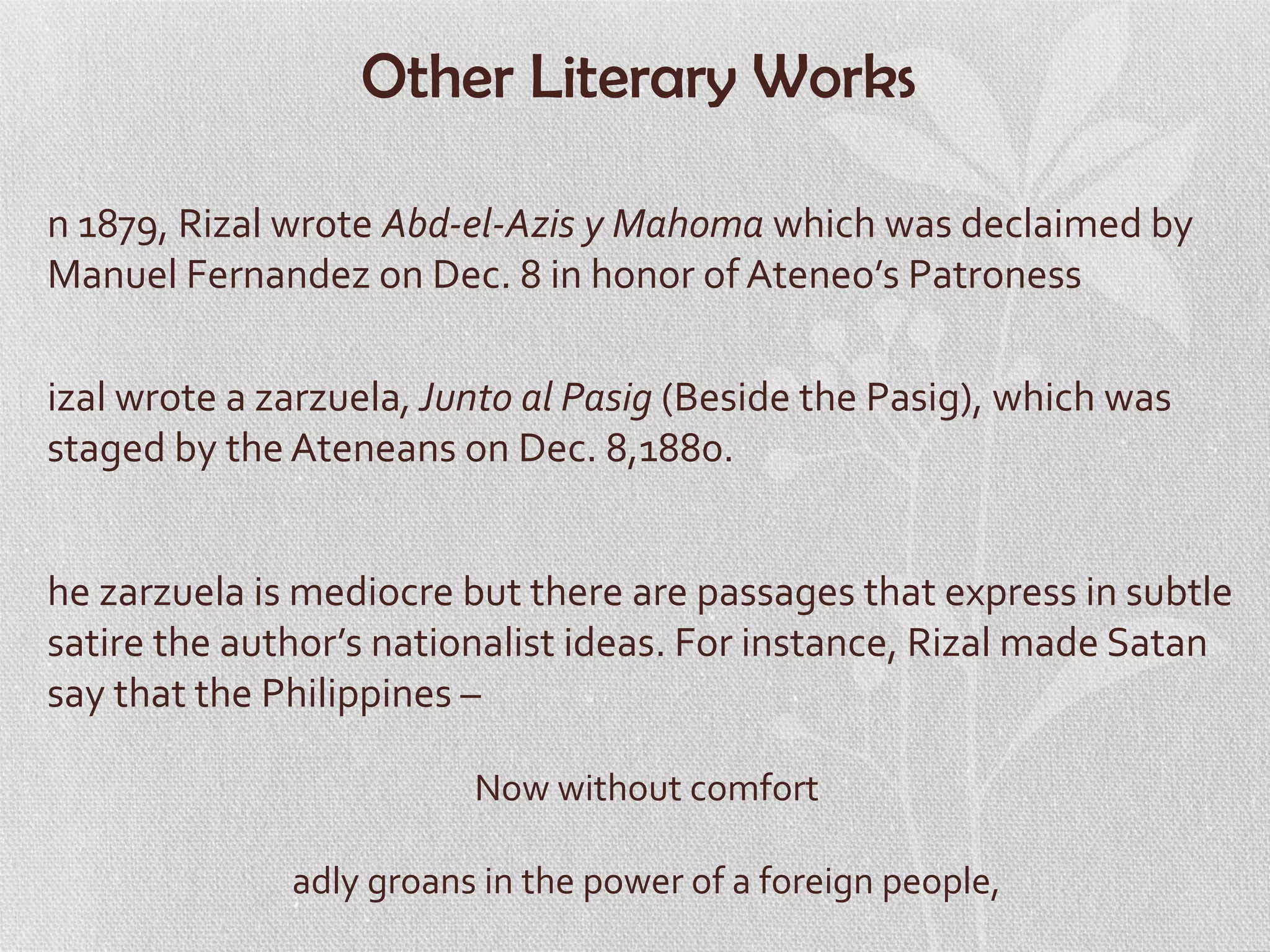 Rizal at UST | PPT
