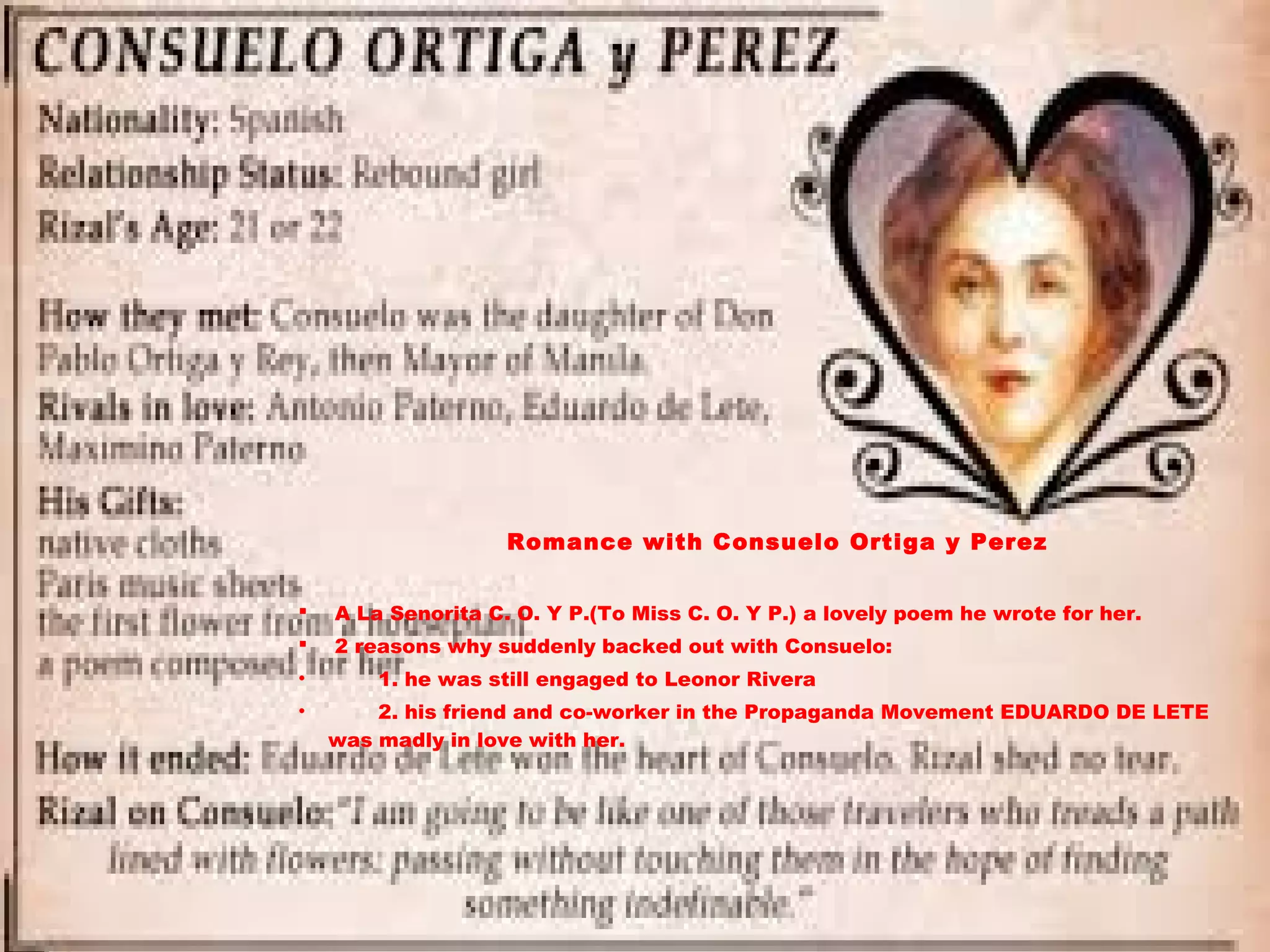 Jose Rizal "Amor Patrio" | PPT