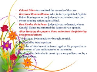 Rizal report (chapter 22) | PPT