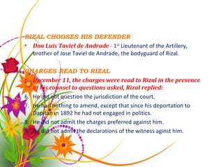Rizal report (chapter 22) | PPT