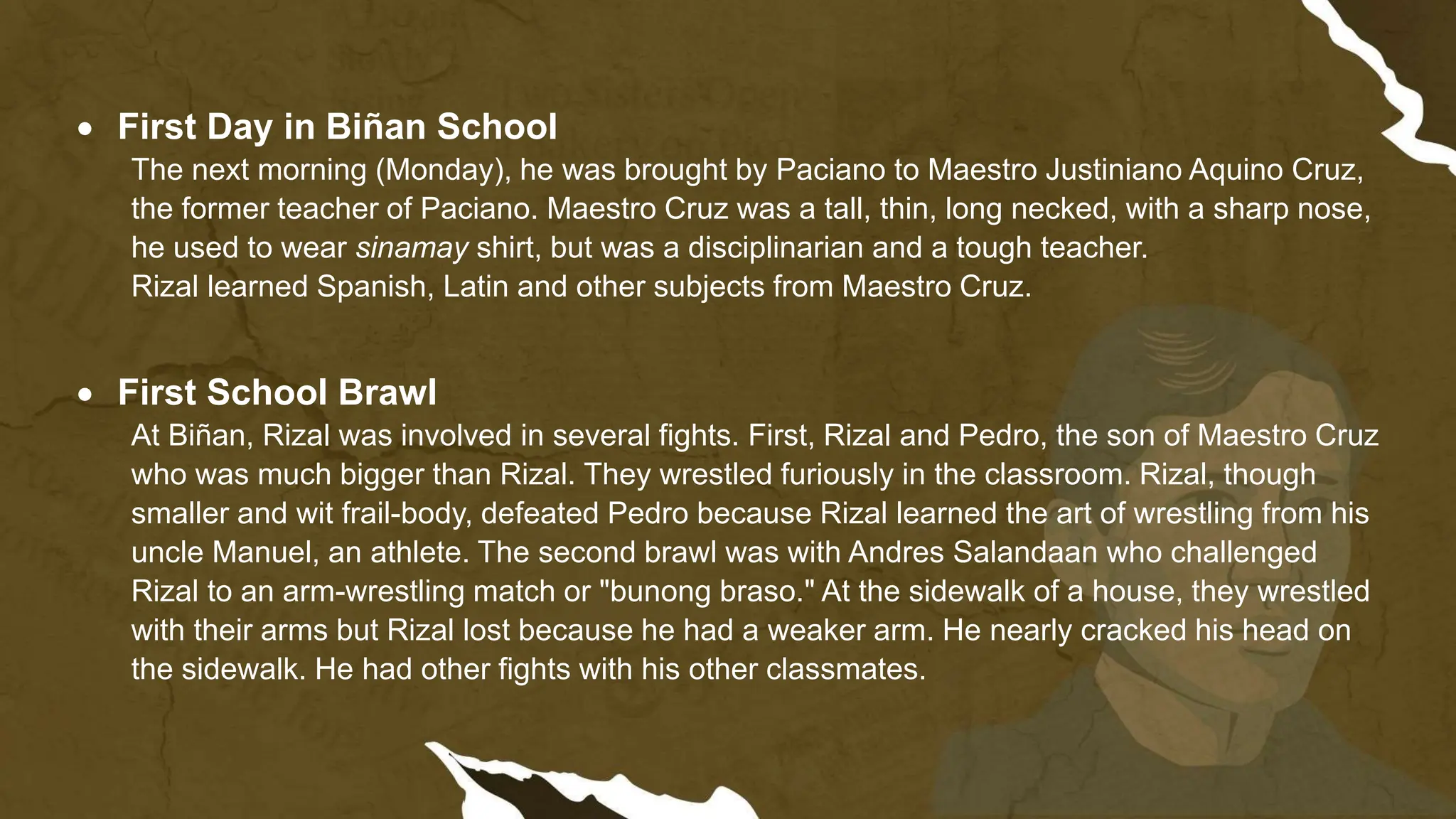 Life of rizal in education in binan ppt life of rizal topic | PPTX