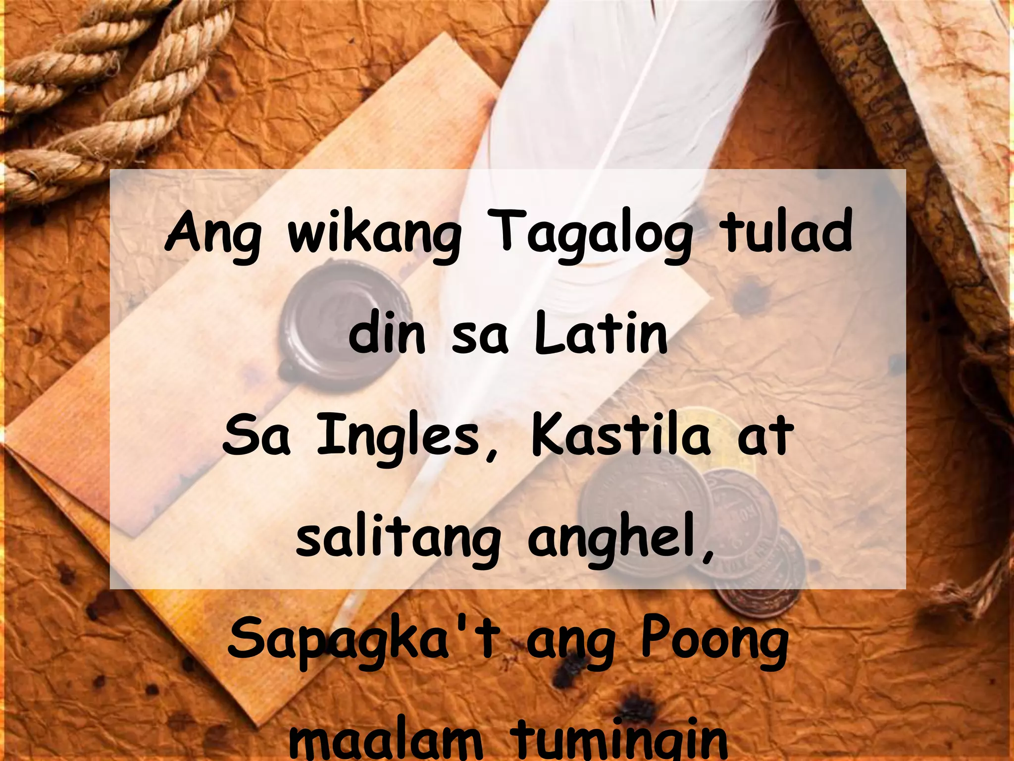 Sa Aking Mga Kabata | PPTX