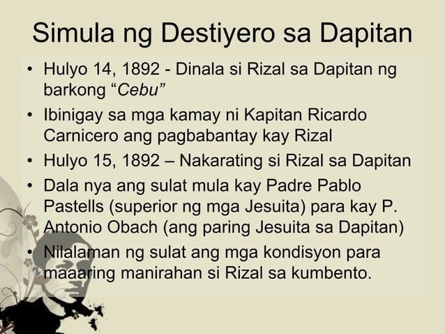 Rizal sa Dapitan | PPTX