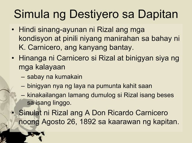 Rizal sa Dapitan | PPTX
