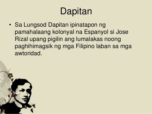 Saan Itinapon Si Jose Rizal Saan Itinapon Si Jose Rizal