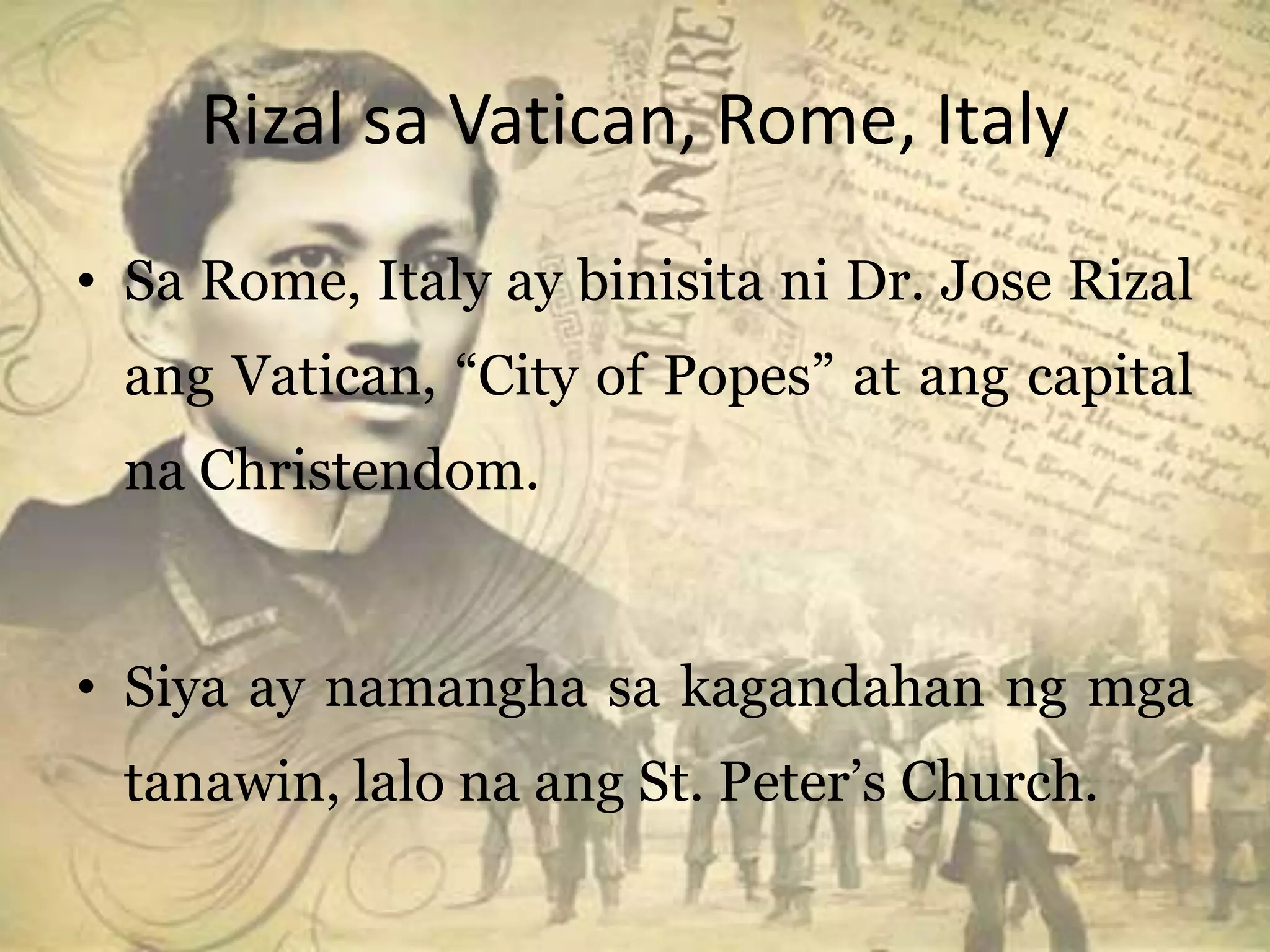 Rizal sa europa (1882 1892) | PPTX