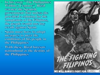 Rizal’s concept of nation building | PPTX