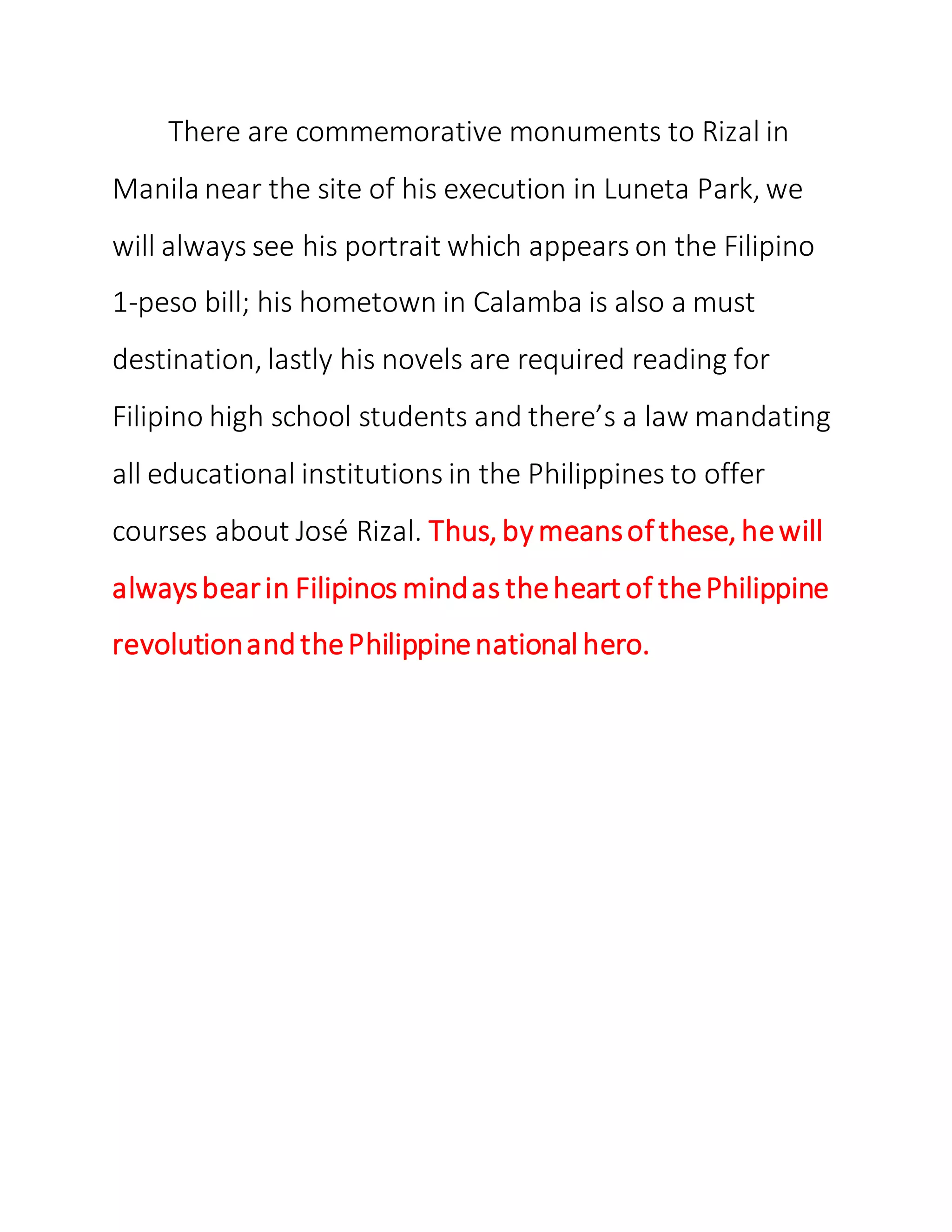 Rizal script copy | DOCX