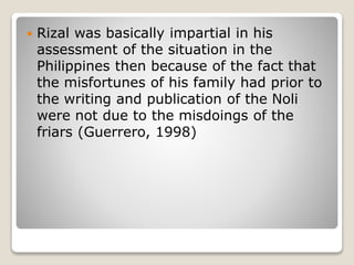 Rizal's diagnosis of filipino society | PPTX