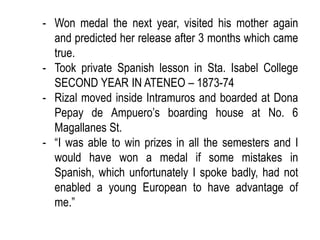 Rizalsearlyinformalformaleducationbinanateneoandust 110629011554 ...