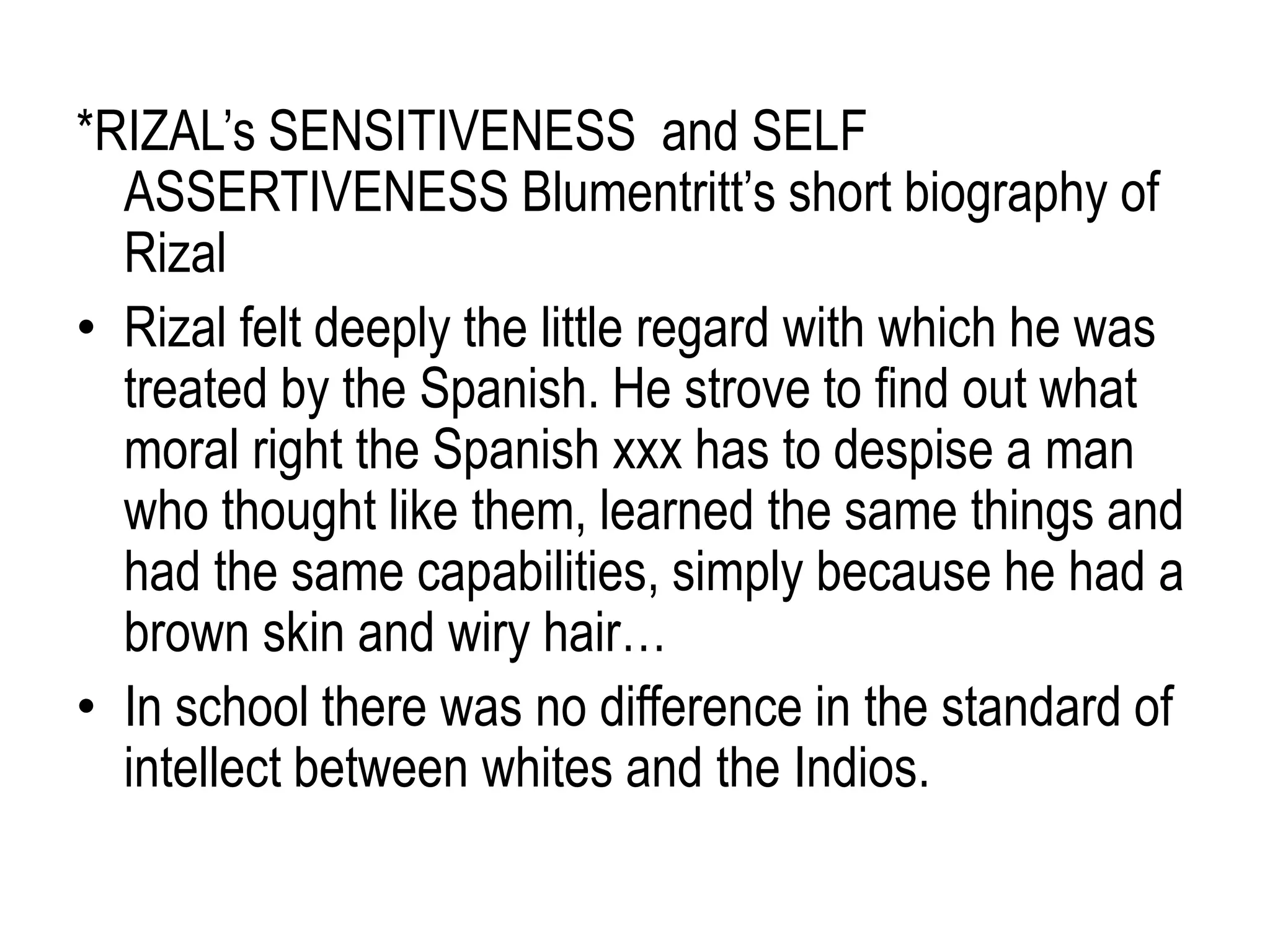 Rizal's early informal formal education (Binan, Ateneo and UST) | PPTX