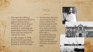 Rizal's Exile, Trial, & Death.pptx