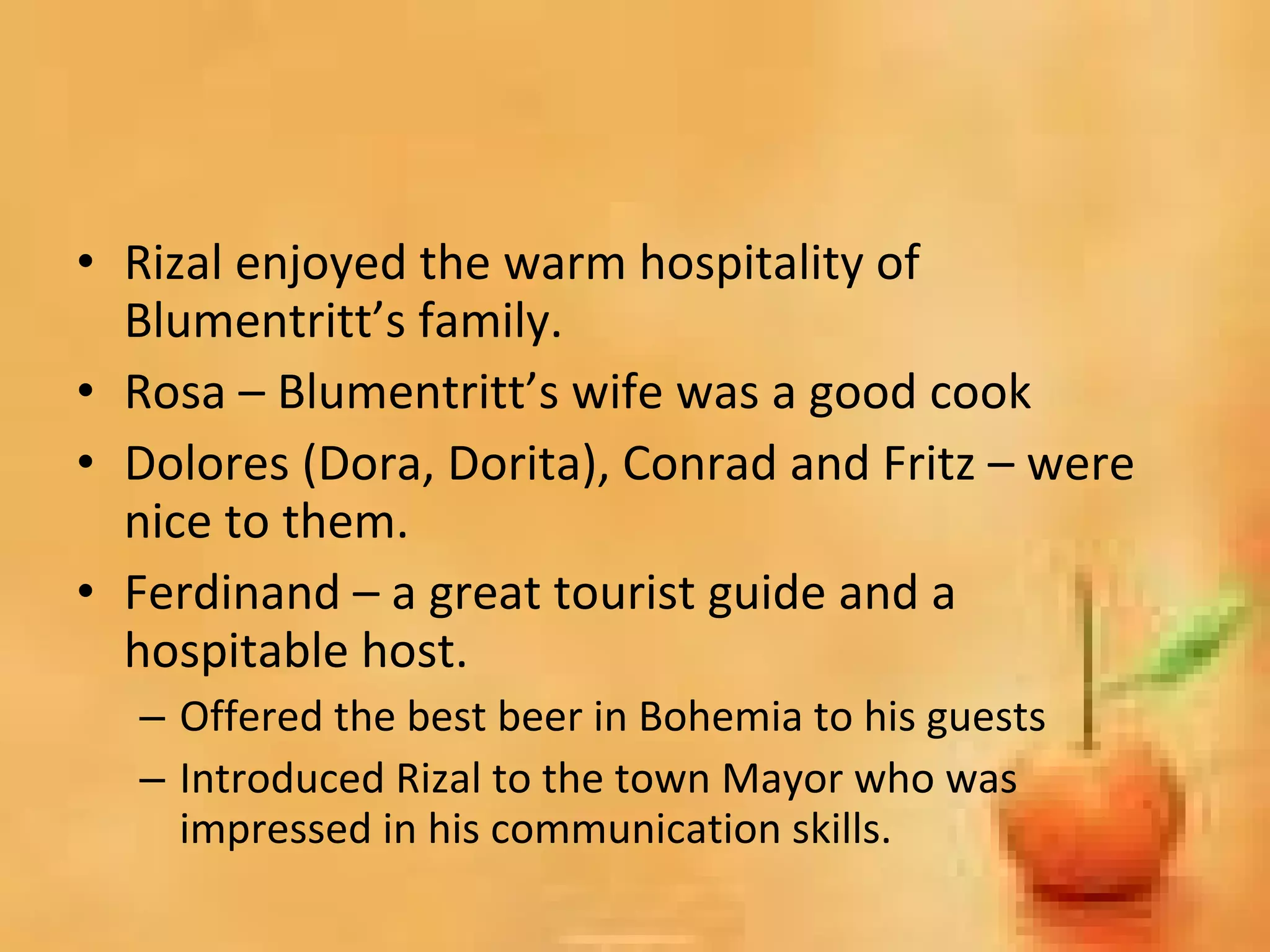 Rizal’s grand tour in europe with maximo viola | PPT