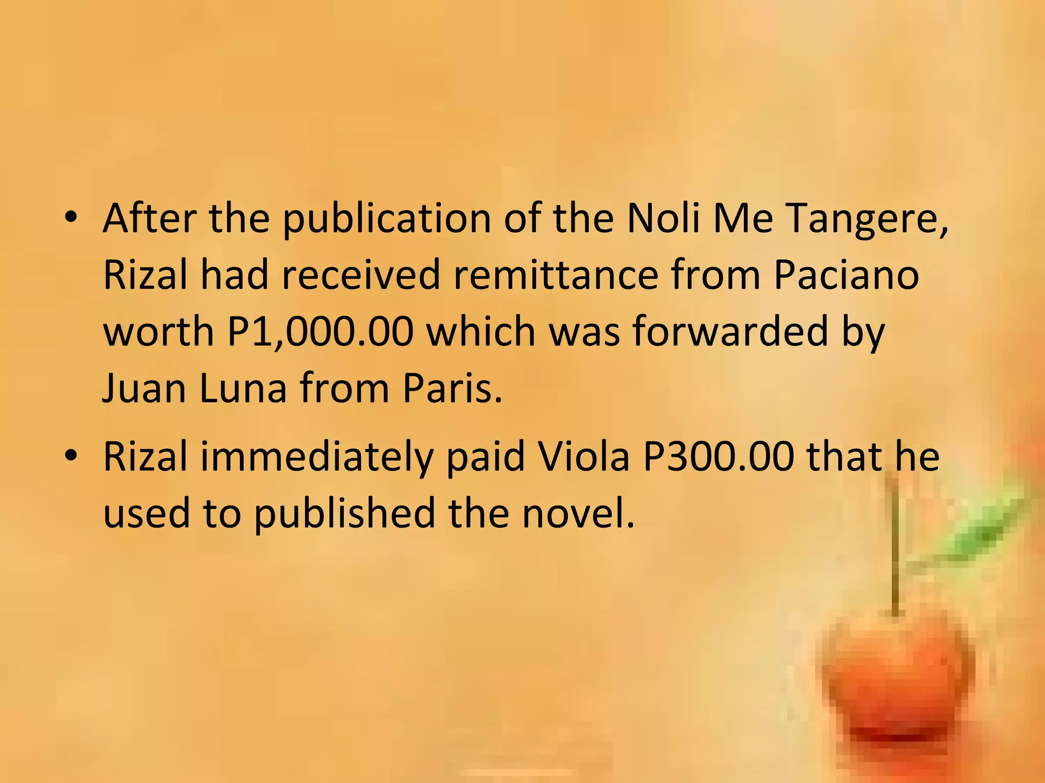 Rizal’s grand tour in europe with maximo viola | PPT