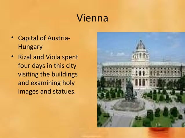 Rizal’s grand tour in europe with maximo viola | PPT | Europe Travel ...