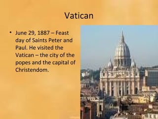 Rizal’s grand tour in europe with maximo viola | PPT