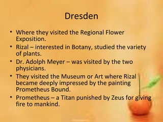 Rizal’s grand tour in europe with maximo viola | PPT