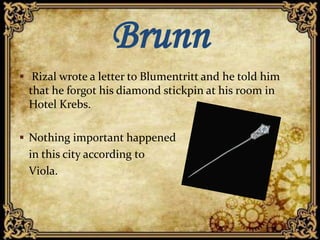 Rizal's grand tour of europe with viola | PPTX