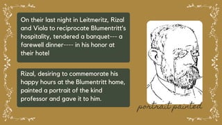 Rizal's Grand Tour with Viola 1887 | PDF