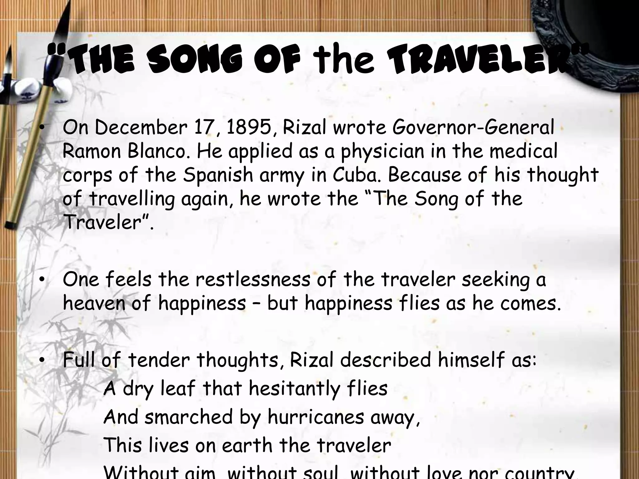 Rizal’s intellectual legacy in selected poems 2 | PPTX