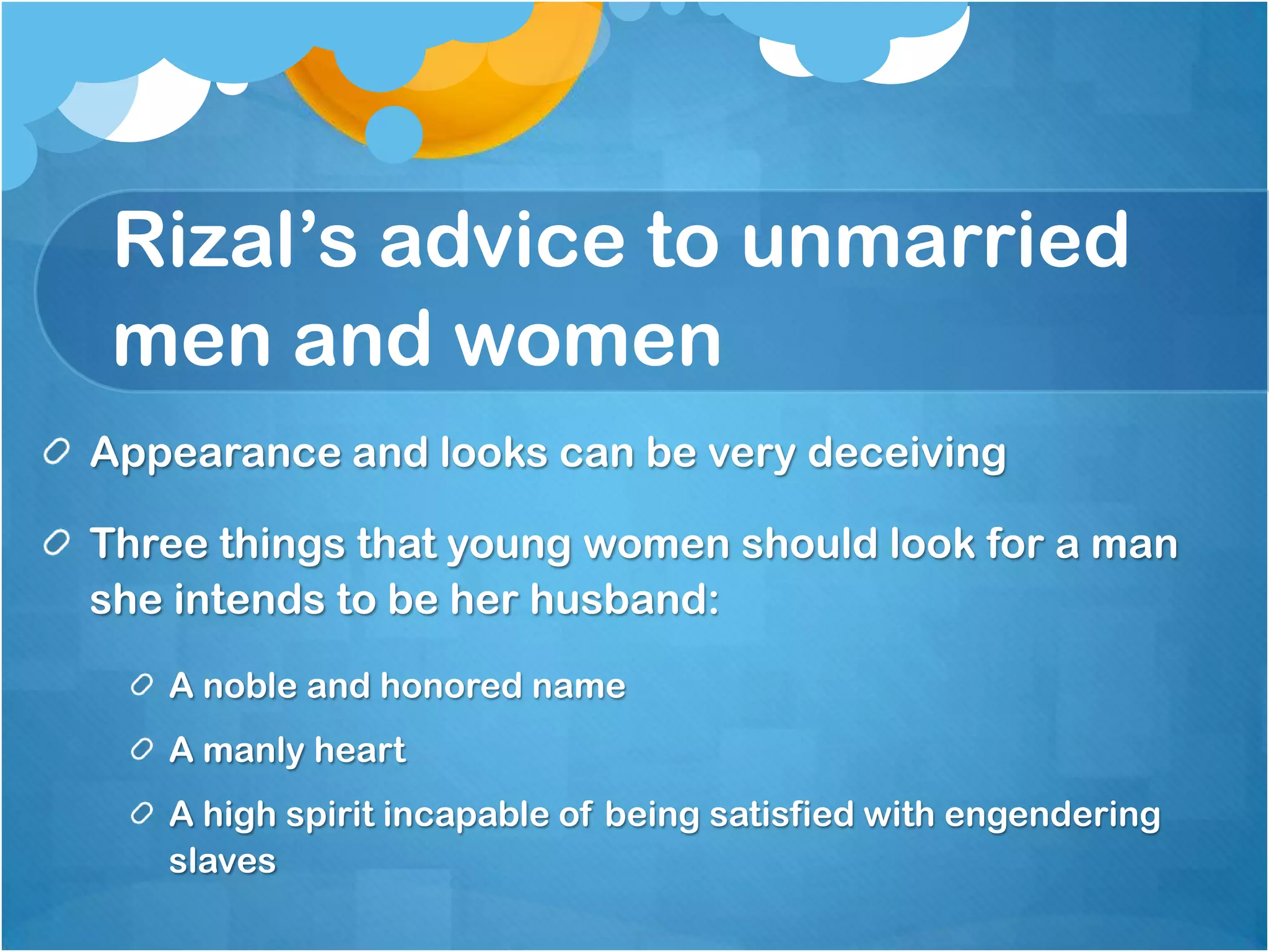 Rizal's letter to the women of malolos | PPTX