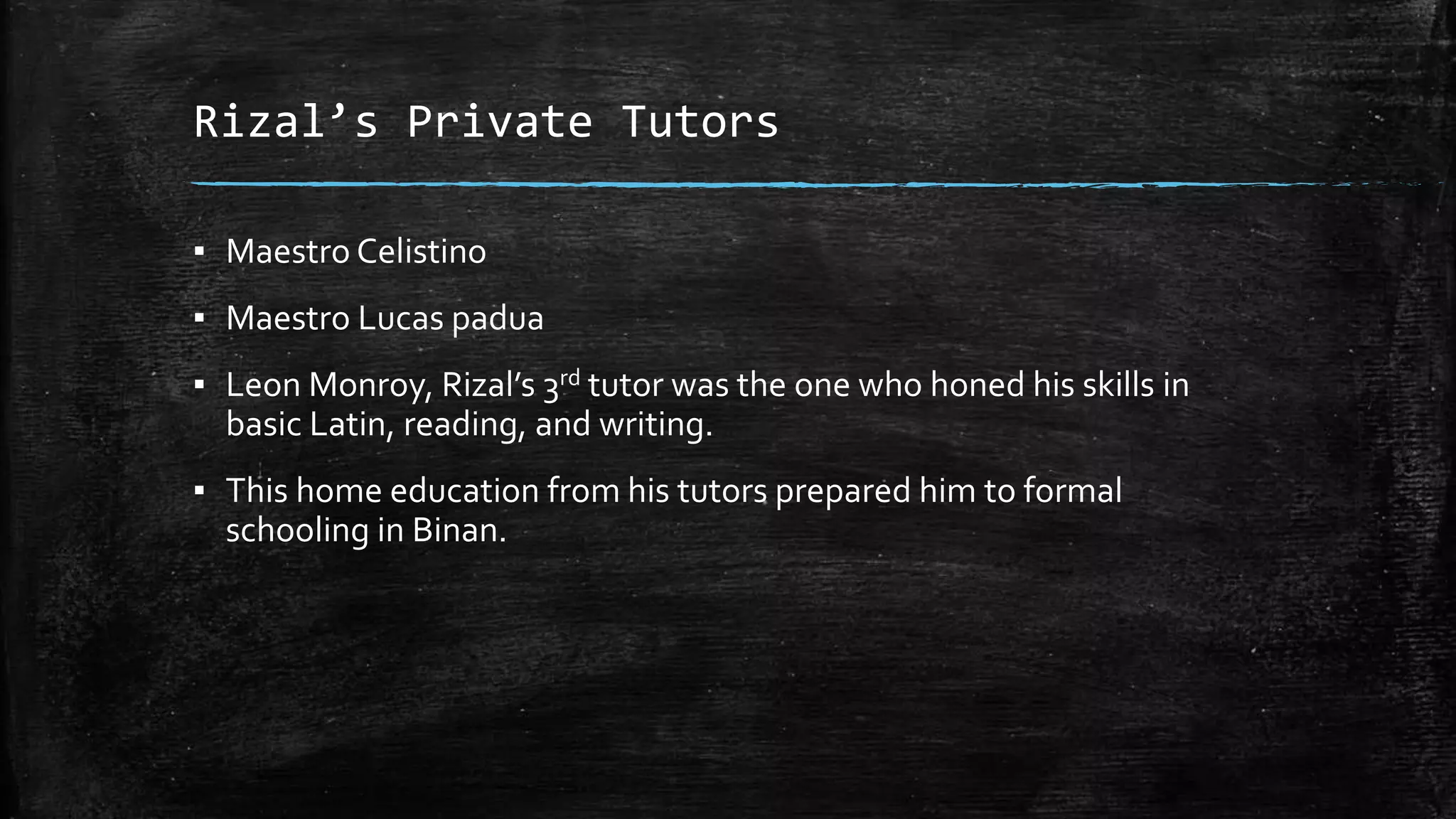 Chapeter 4 : The Story of Jose Rizal | PPTX