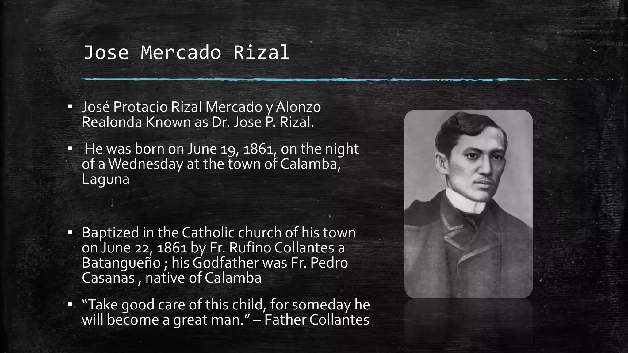 Jose Rizal Mercado Family History | PPTX