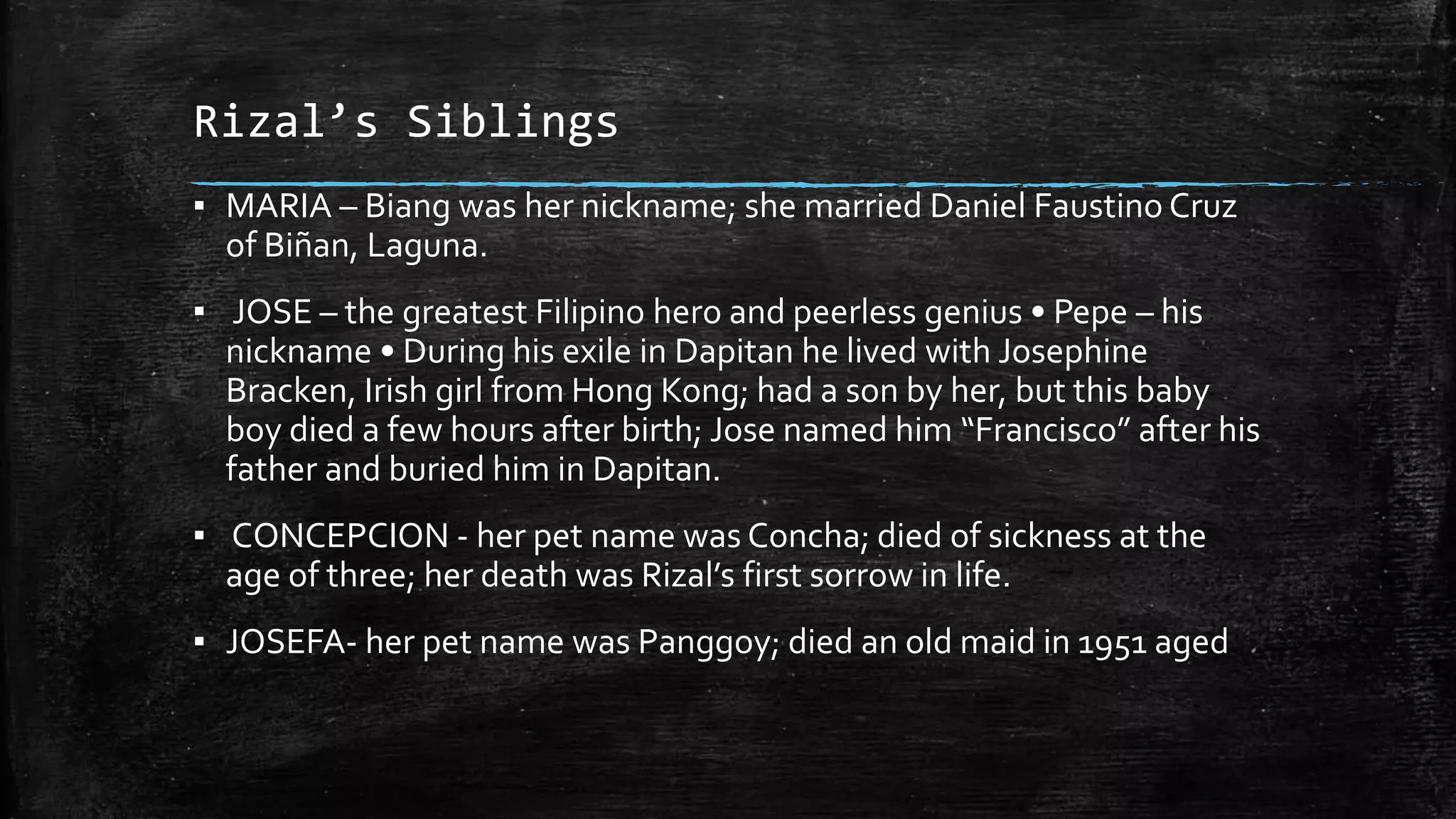 Jose Rizal Mercado Family History | PPTX