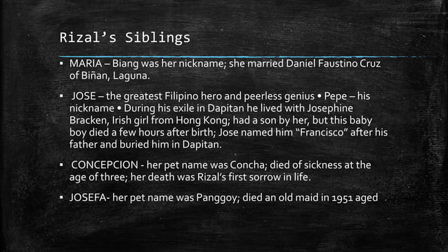 Jose Rizal Mercado Family History | PPTX