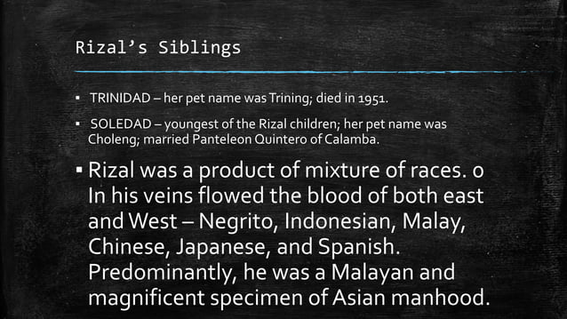 Jose Rizal Mercado Family History | PPTX