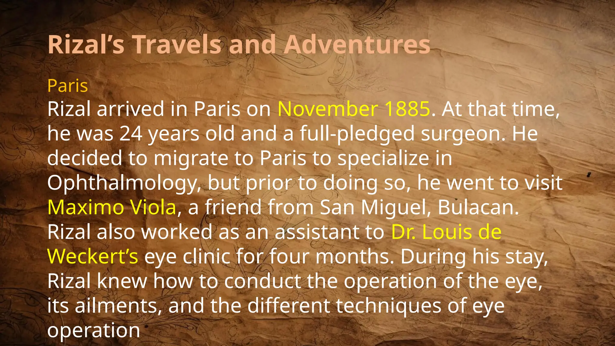 RIZAL’S LIFE ABROAD POWERPOINT PRESENTATTION | PPTX