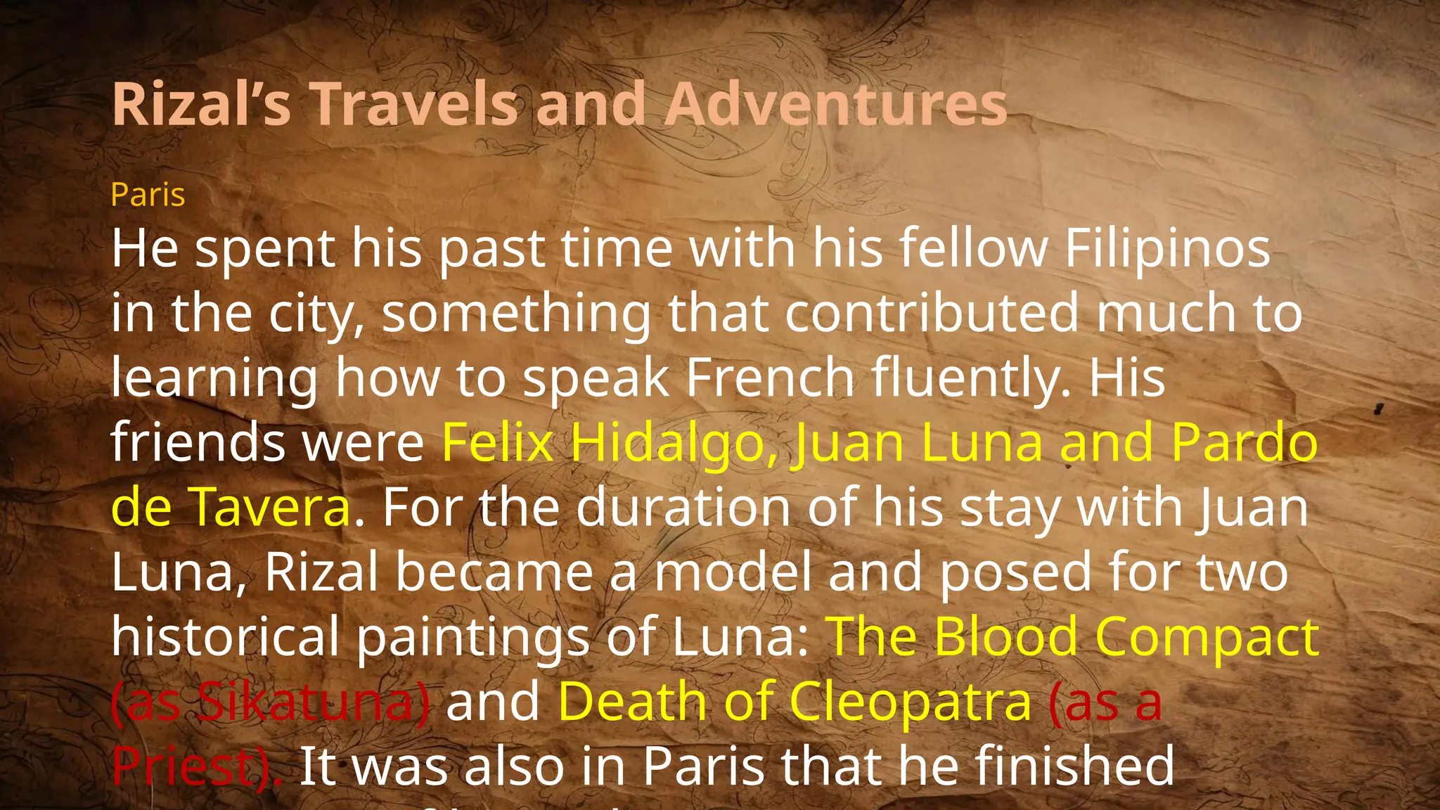 RIZAL’S LIFE ABROAD POWERPOINT PRESENTATTION | PPTX