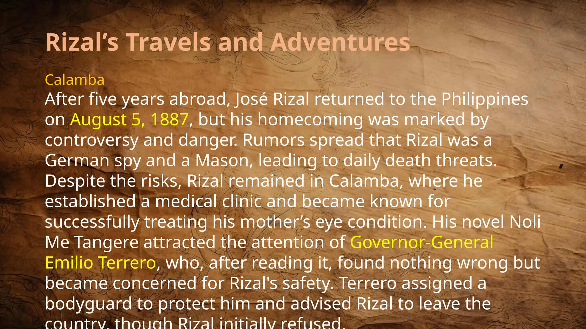 RIZAL’S LIFE ABROAD POWERPOINT PRESENTATTION | PPTX