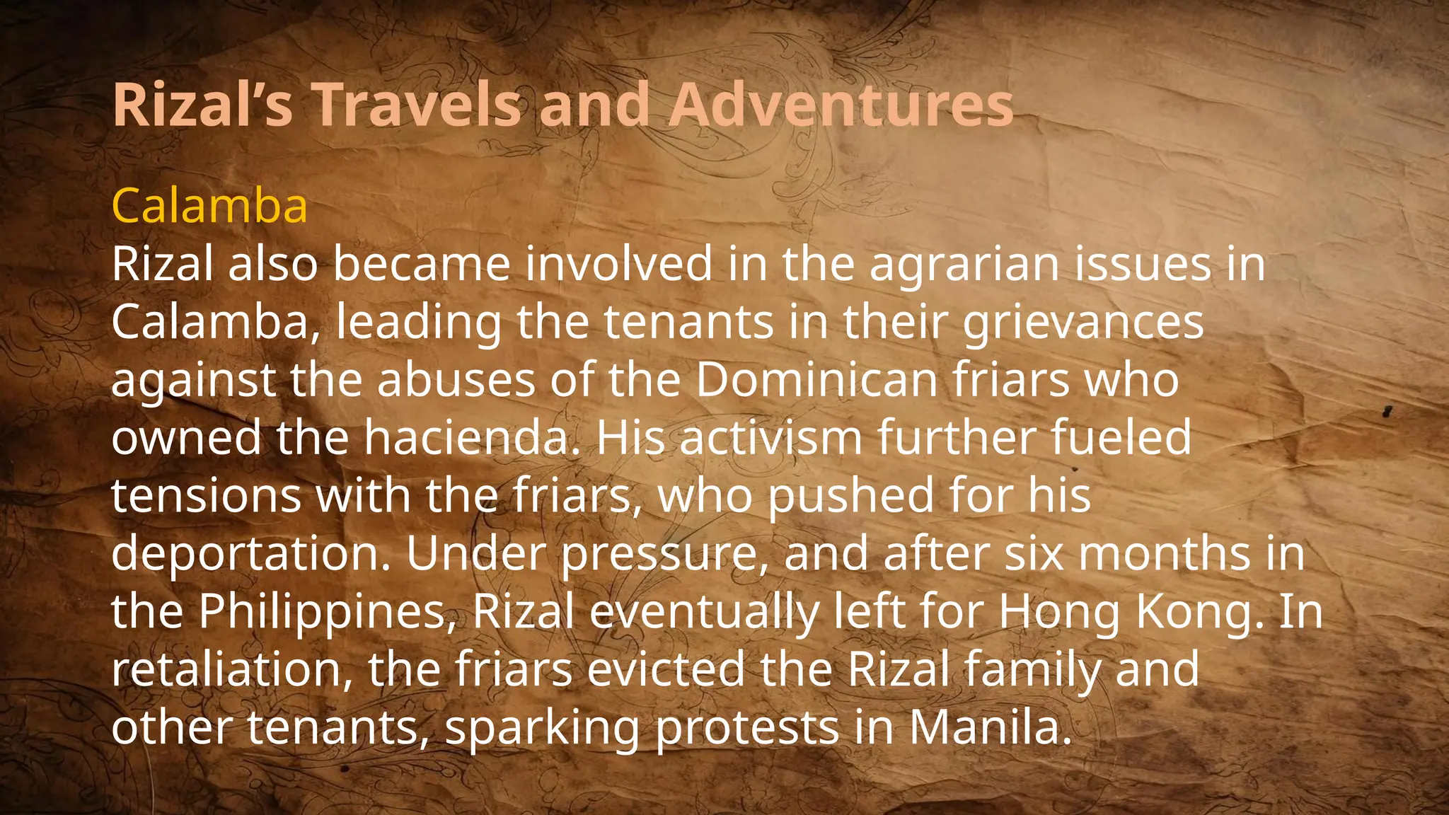 RIZAL’S LIFE ABROAD POWERPOINT PRESENTATTION | PPTX