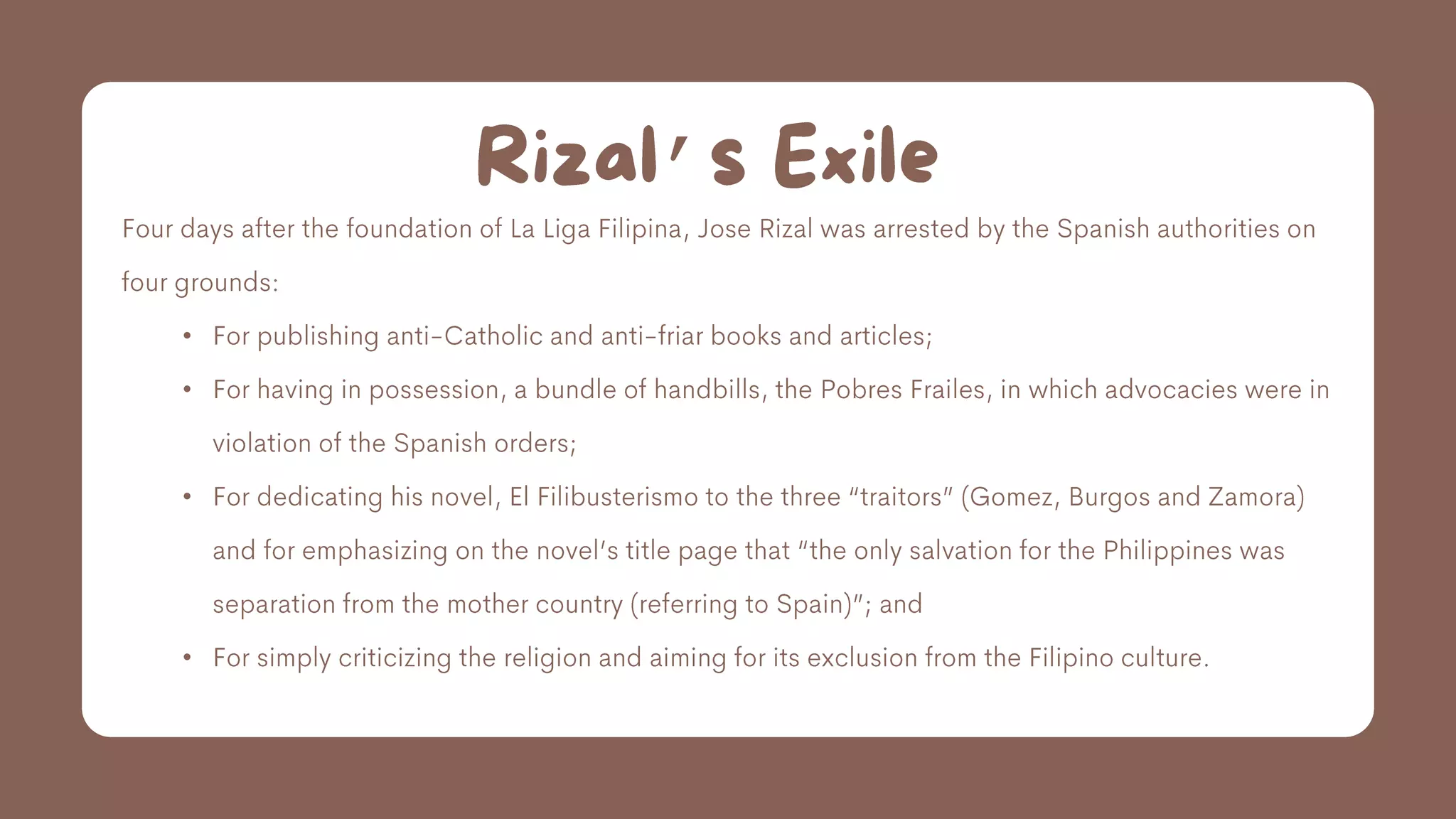 Rizal's life Exile, Trial and Execution.pptx