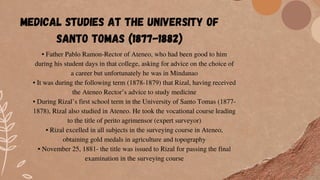 Rizal's Life Higher Education & Life Abroad | PDF