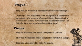 Rizal's Life Higher Education & Life Abroad | PDF