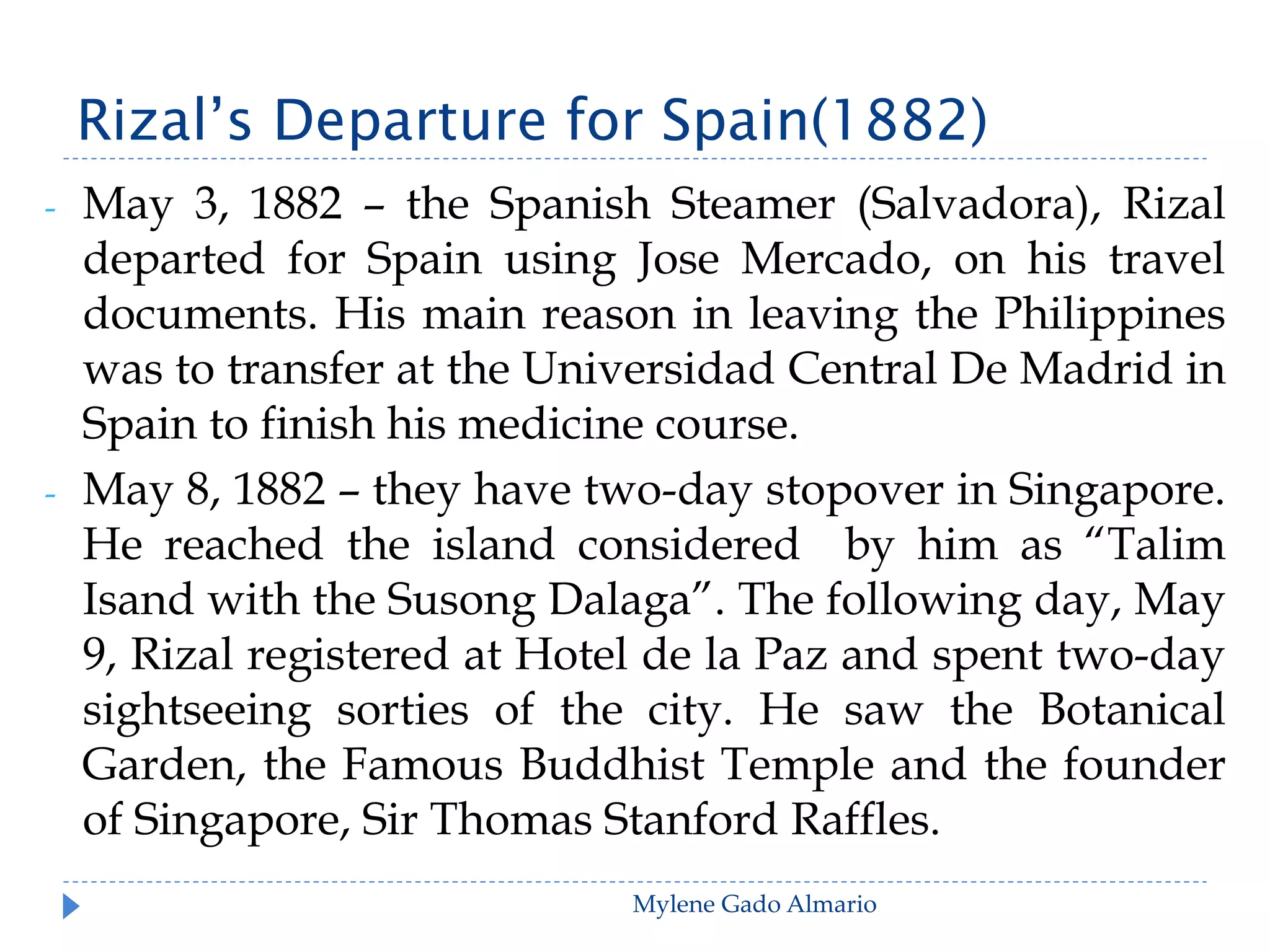 Rizal’s life, works and writing | PDF