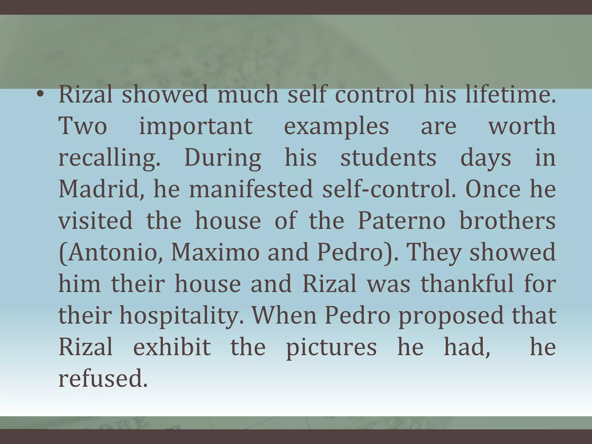 Rizal’s Moral Legacies for Our Daily Life | PPTX