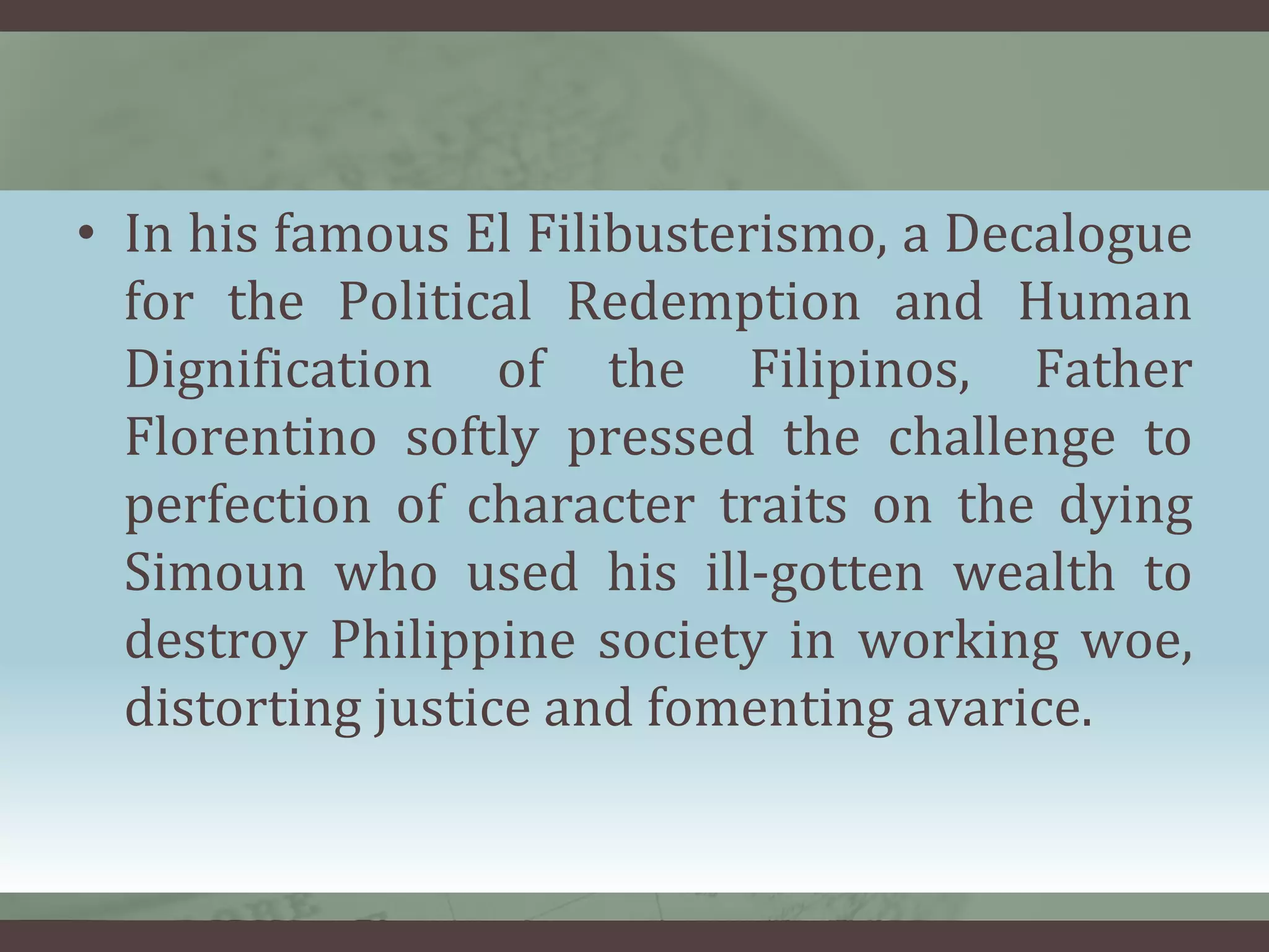 Rizal’s Moral Legacies for Our Daily Life | PPTX