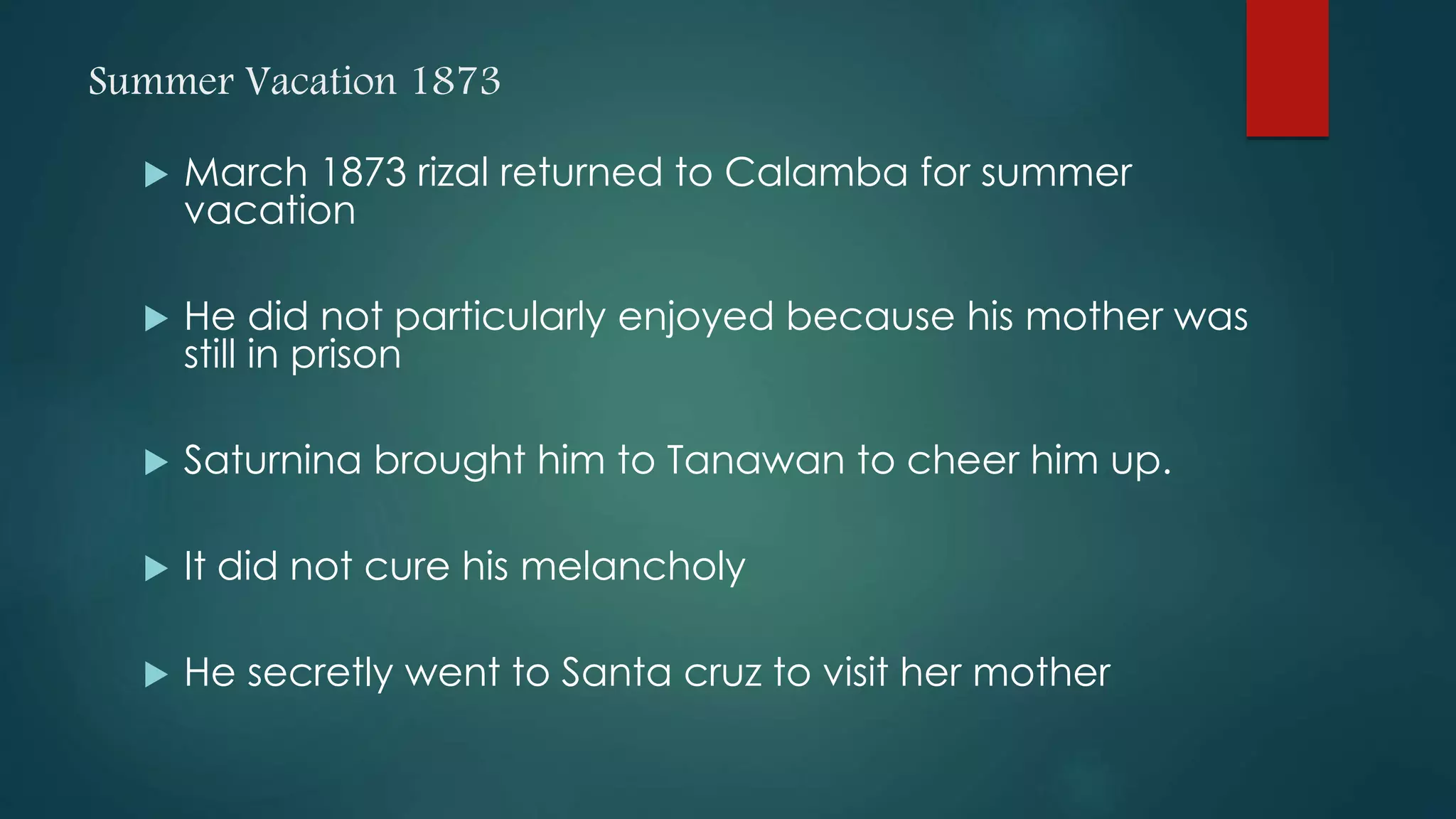 Rizal's sholastic triumphs at ateneo de manila 1872 1877 | PPTX