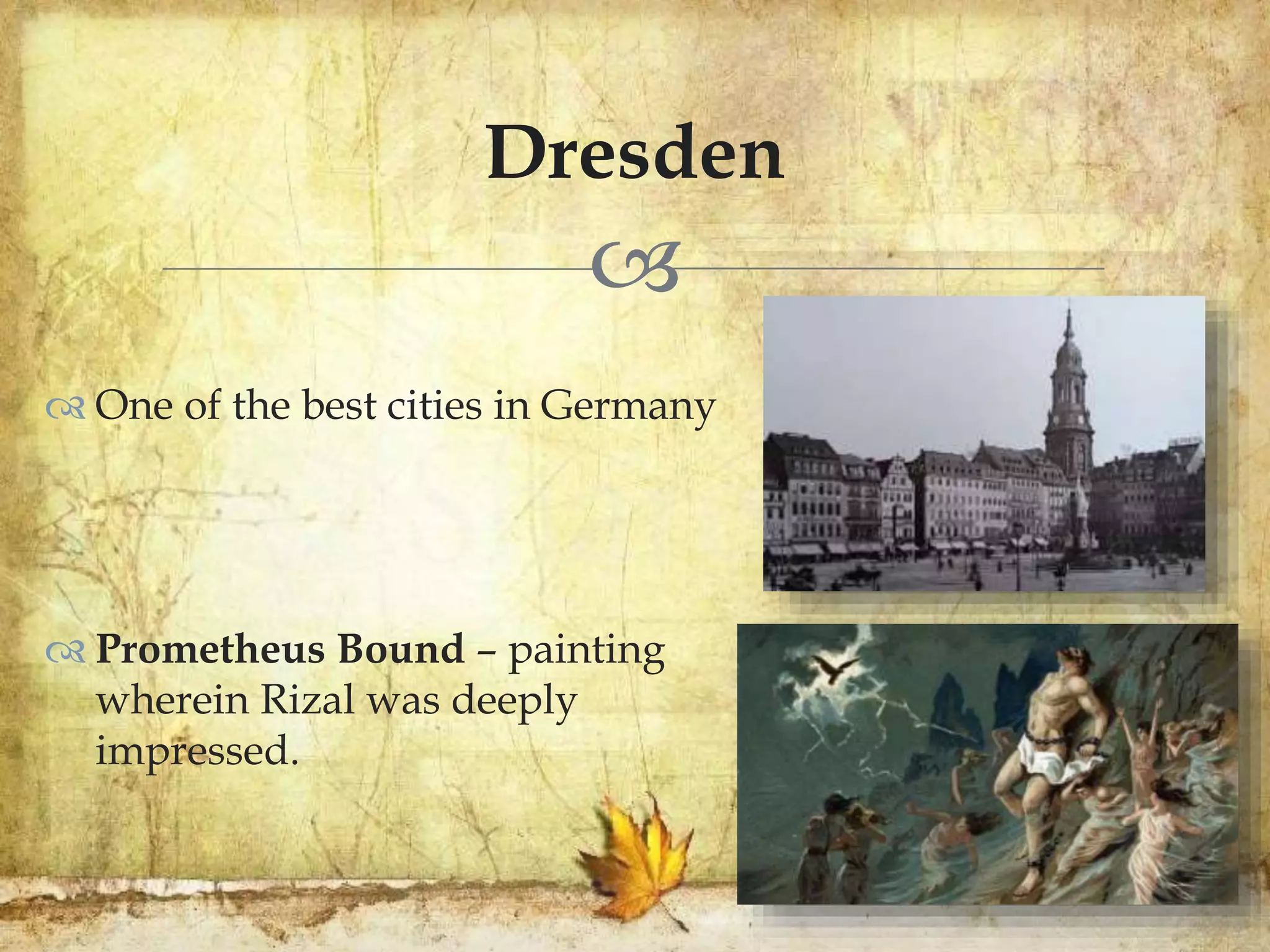 Rizal's Sojourn in Europe | PPTX