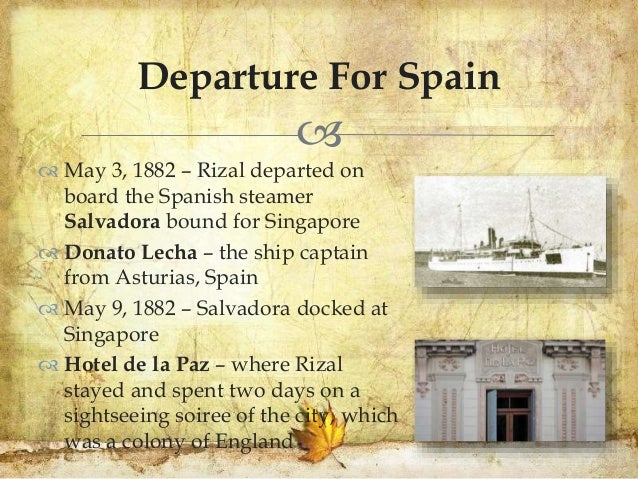 Rizal's Sojourn in Europe