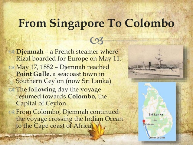 Rizal's Sojourn in Europe