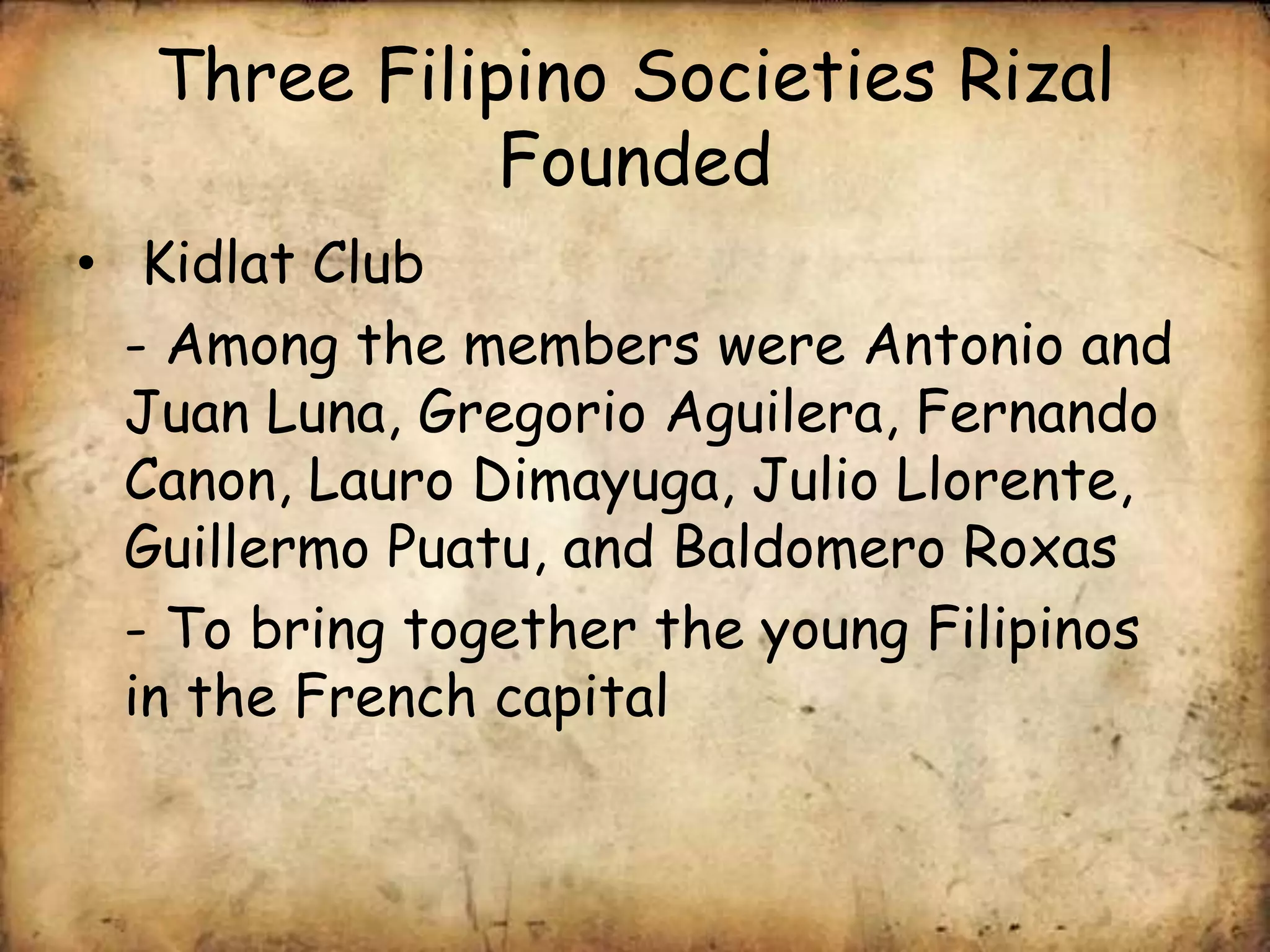 Rizal's sojurn in paris | PPTX