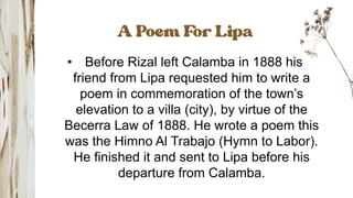 Rizal Subject PowerPoint presentation... | PPT