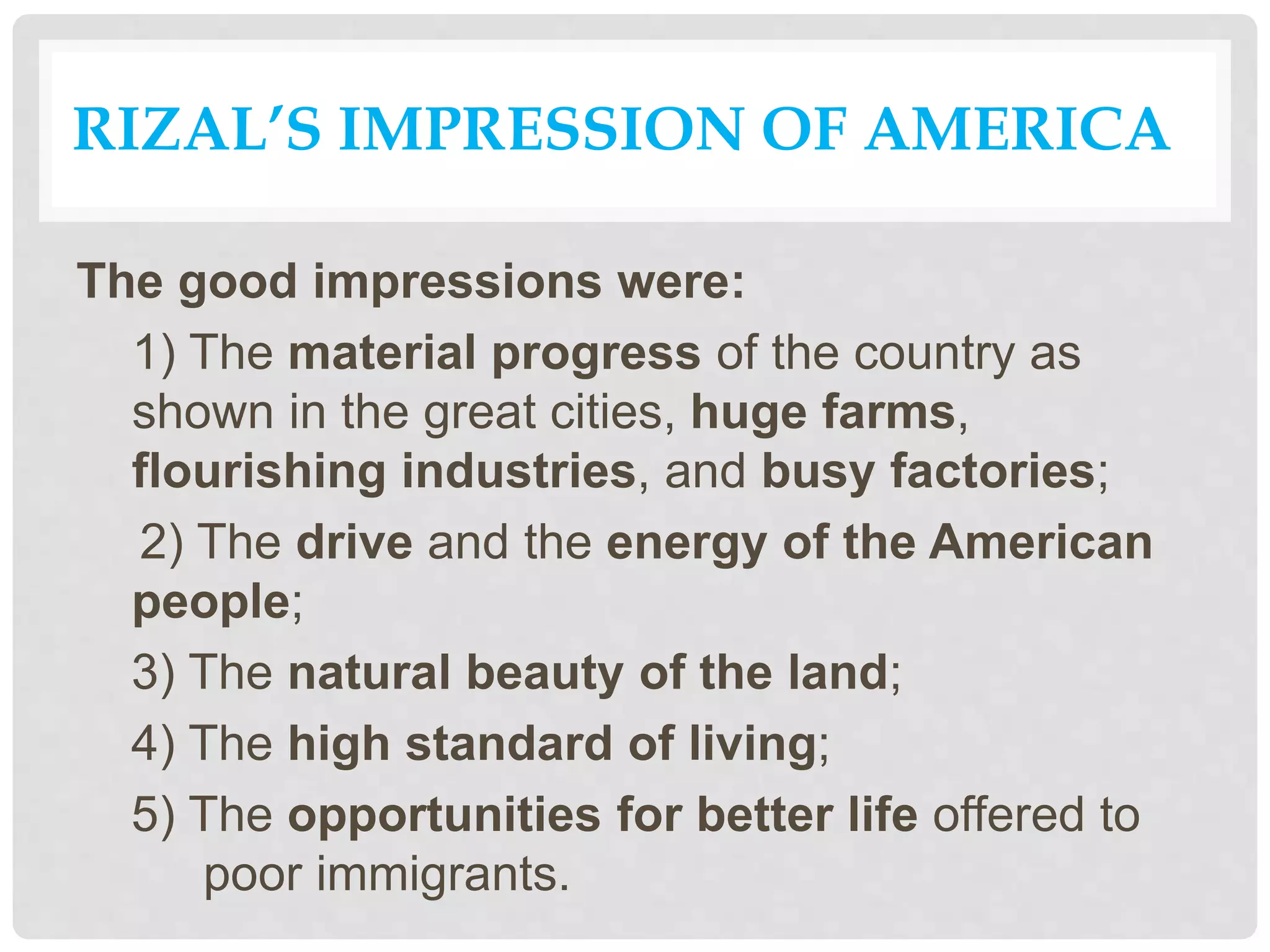 Rizal’s visit to united states 1888 | PPTX